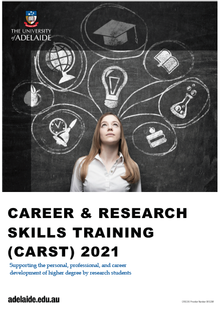 CaRST Handbook | Adelaide Graduate Research School | University of Adelaide
